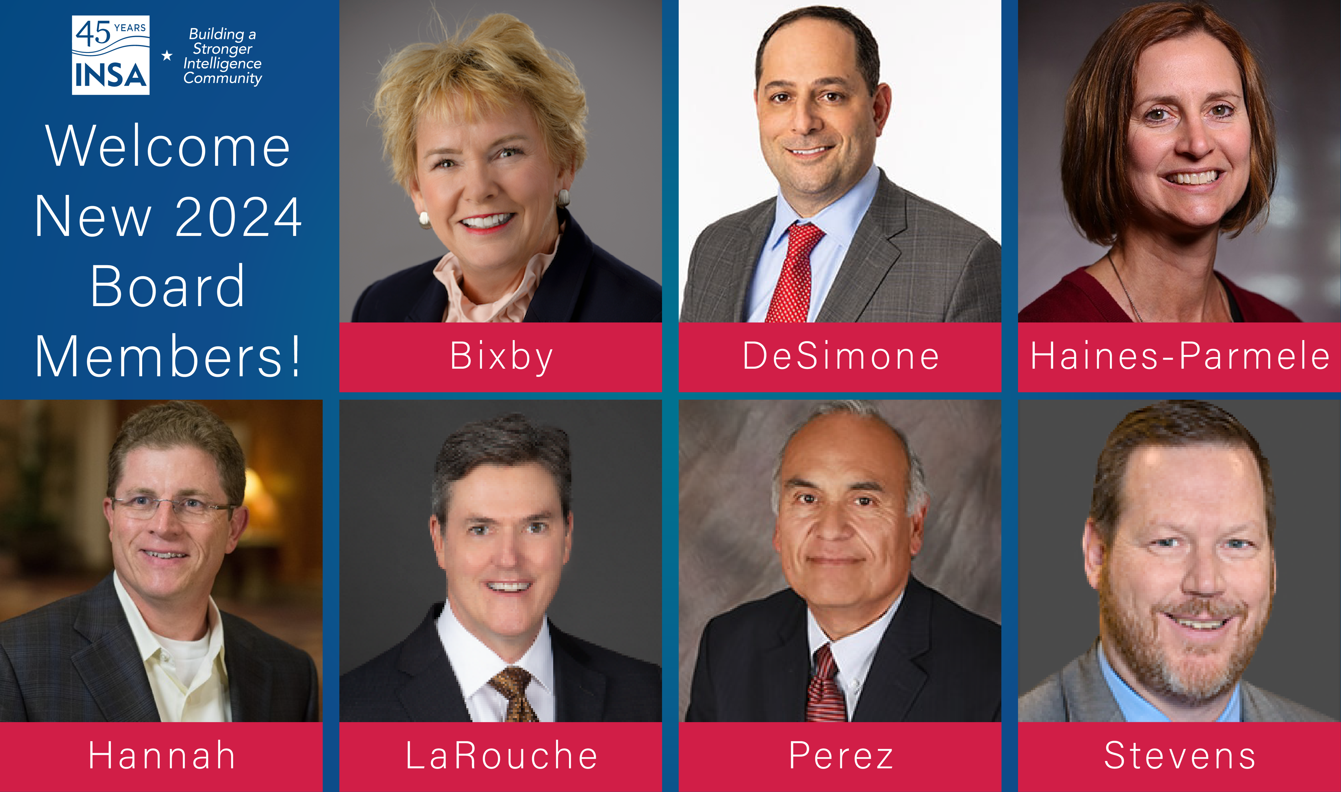 INSA Welcomes Seven New Board Directors