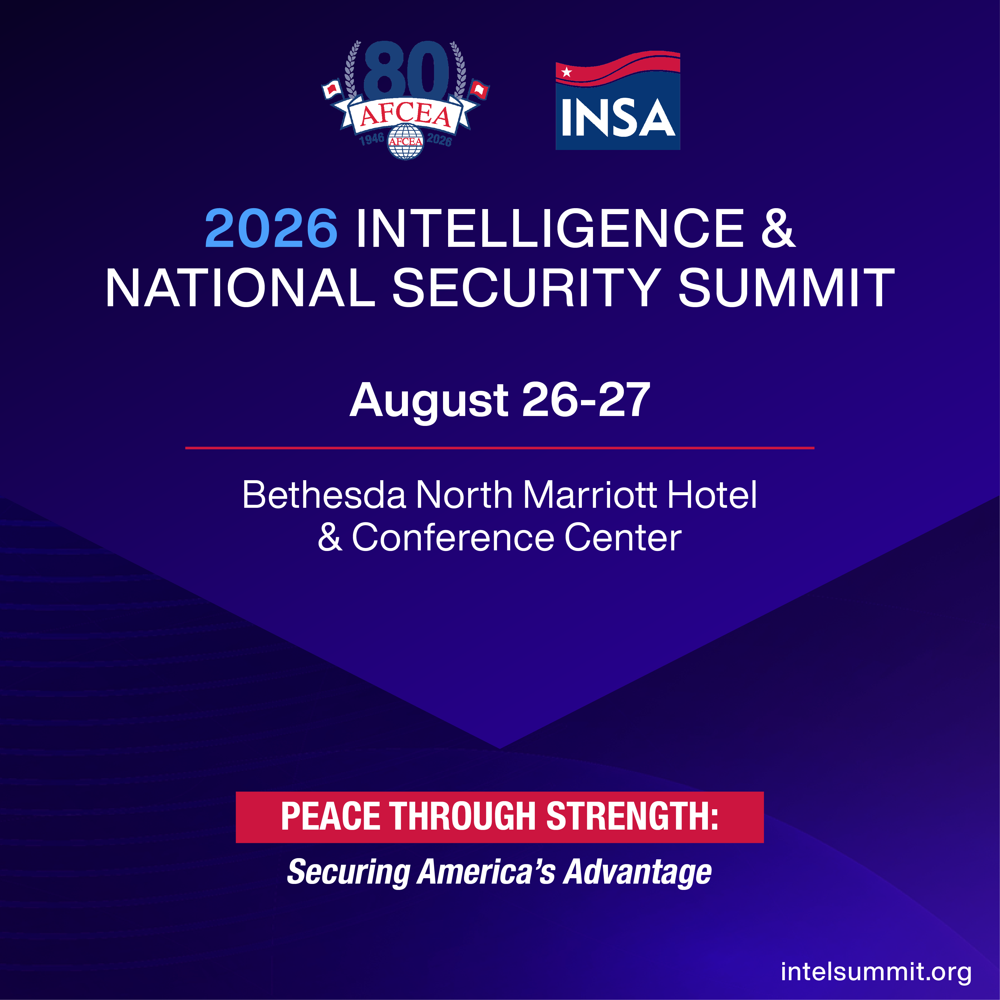 2026 AFCEA and INSA Intelligence & National Security Summit