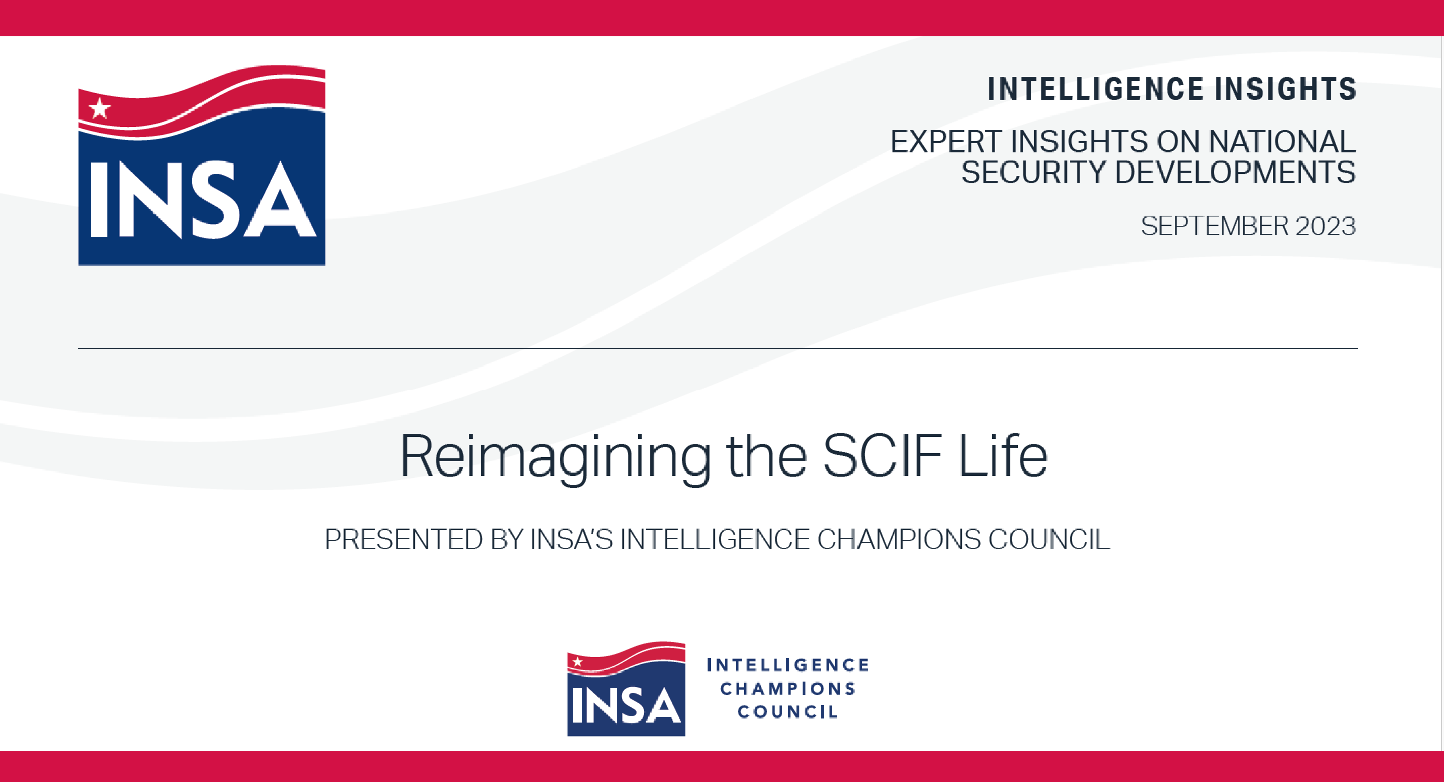 New Paper Offers Recommendations to Reimagine SCIF Life